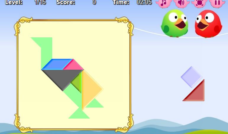 Tangram Bird - Fantastic HTML5 Games - Temp Online Games